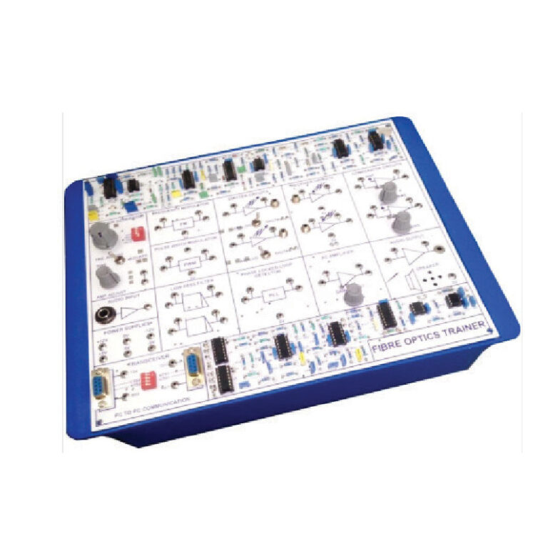 Plastic Rectangular Fiber Optic Communication Trainer Kit 001